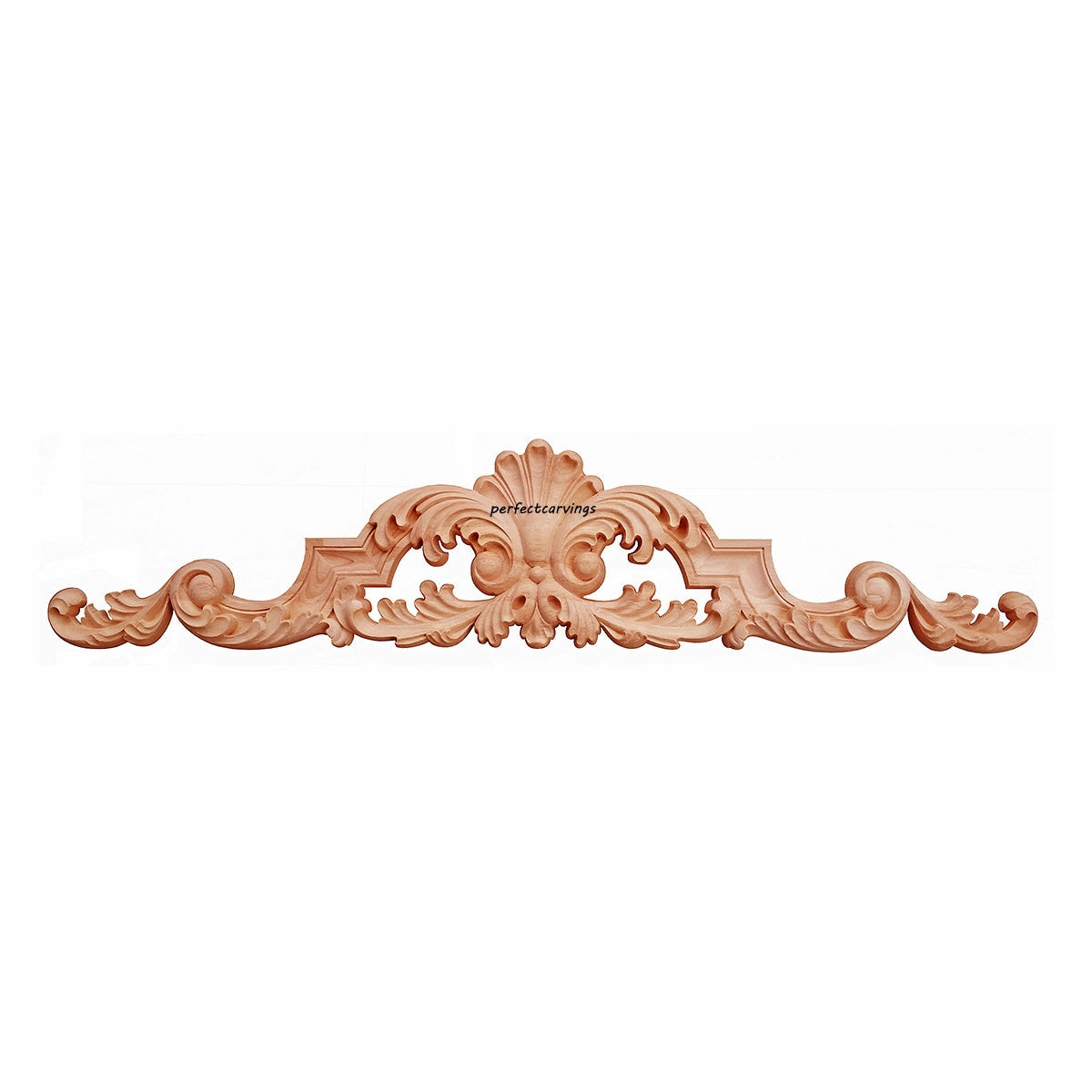 Wood Carved Magnificent Victorian Panel Onlay Applique, Available in 2 ...
