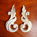 PAIR of Solid Wood Carved Scroll Leaf Onlays, 3"x7-1/8" – WOODECORS
